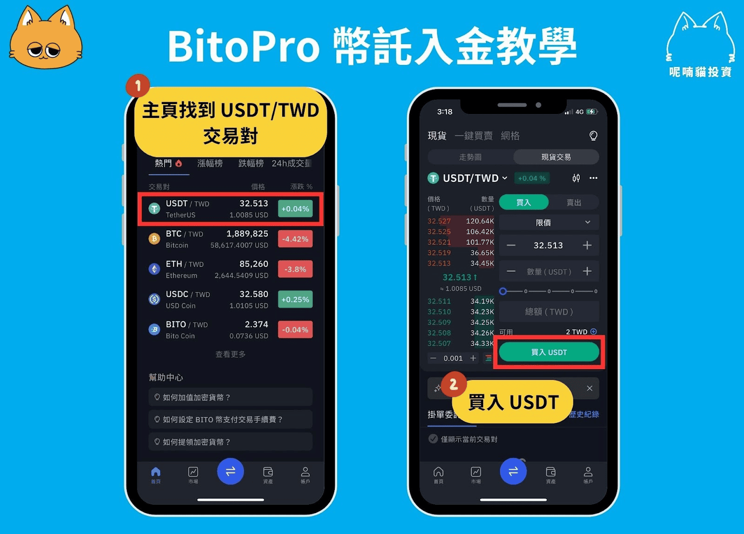 2025 最新｜BitoPro 幣託入金教學：銀行匯款、超商繳費買幣 – 呢喃貓商學院Murmurcats