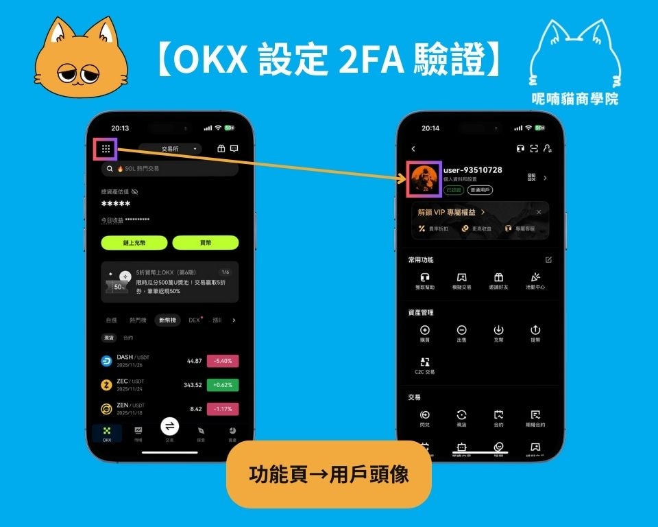 【2026 最新】OKX 註冊教學：3 步完成開戶＋20%手續費優惠 – 呢喃貓商學院Murmurcats